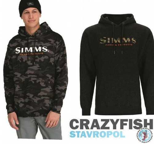 Толстовка худи Simms Men's Logo Hoodie