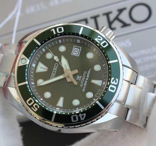 Seiko Prospex Sumo Green SPB103J1, в наличии