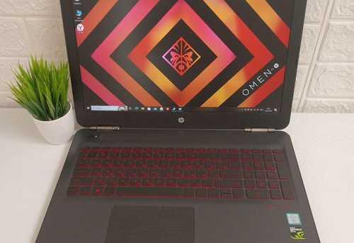 Игровой ноутбук 15.6" HP Omen 15-ce037ur, 1128 ГБ, Core i5-7300HQ, RAM 8 ГБ, GeForce GTX 1050 4 ГБ