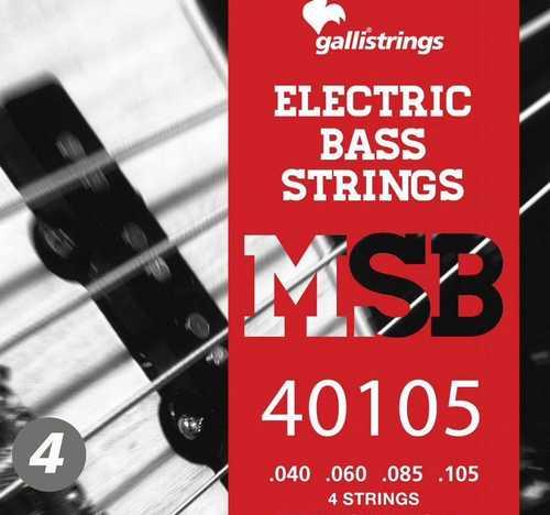 Струны для бас гитары Galli Strings MSB40105