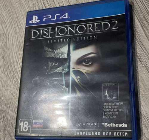 Игра ps4 dishonored 2