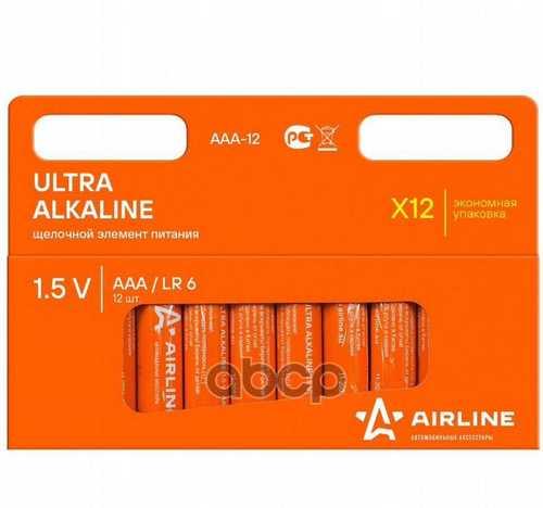 Батарейка AAA 1.5V / Airline AAA12 airline