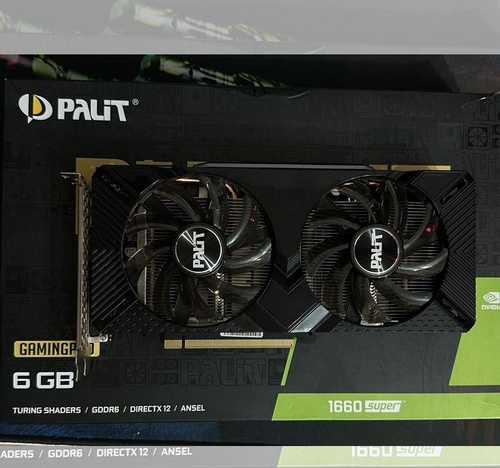 Видеокарта gtx 1660 super palit