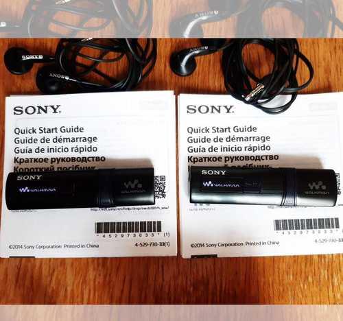 2 MP3 плеера sony NWZ-B183F 4Gb