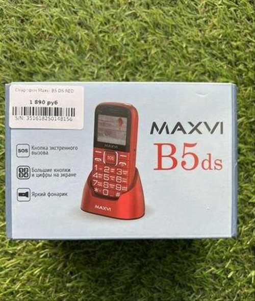 Смартфон Maxvi B5 DS black новый