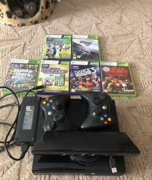 Xbox 360e+kinect 500gb