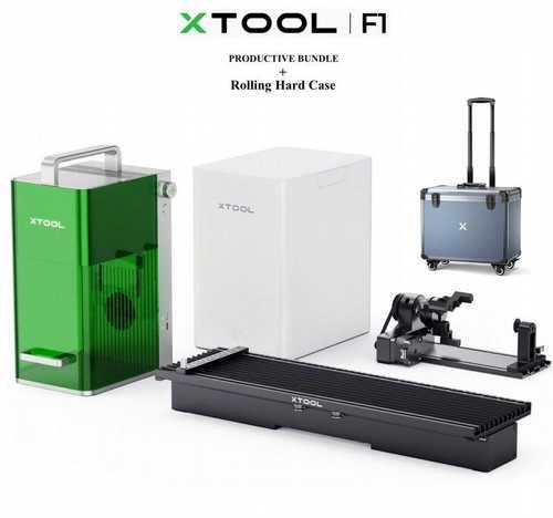 XTool F1 Productive Bundle + Rolling Hard Case