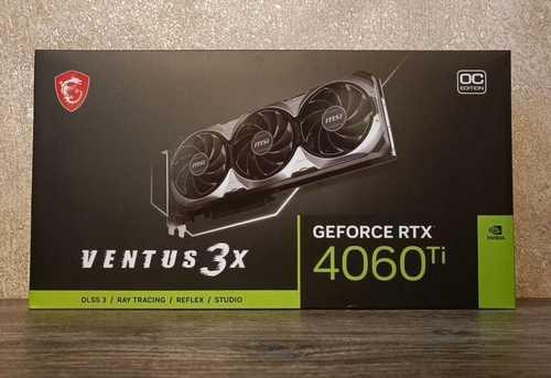 Видеокарта Geforce 4060TI Msi Ventus 3x