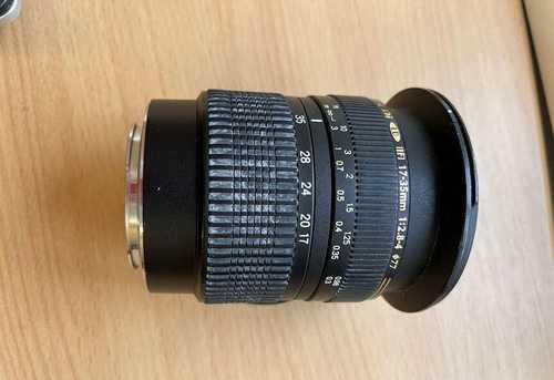 Объектив Tamron 17-35mm f2.8 SP AF (sony A)