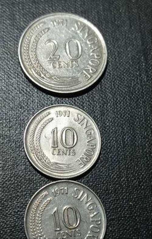 Монеты Сингапур