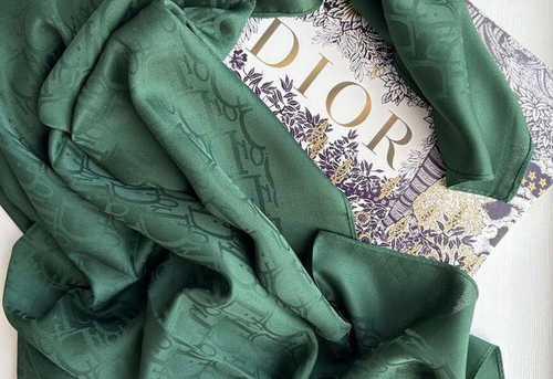 Платок Dior green 90/90