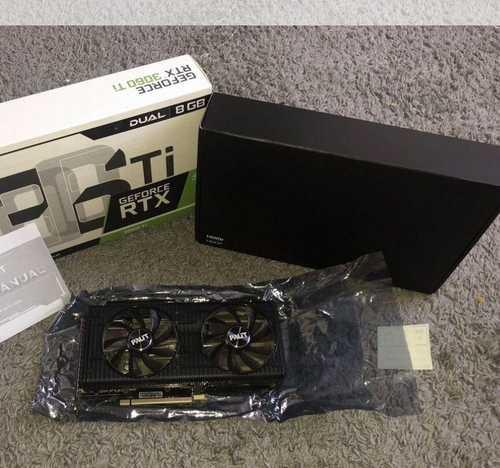 Видеокарта Palit dual rtx 3060 ti oc 8gb