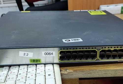 Коммутатор Cisco WS-C3750E-24TD-E