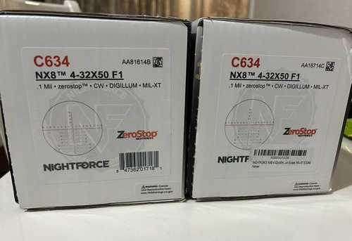 Оптический прицел nightforce NX8 4-32 mil-xt
