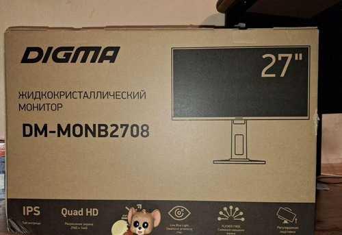 Новый 2к Монитор Digma DM-monb2708