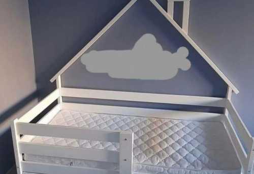 Кровать софа детская домик