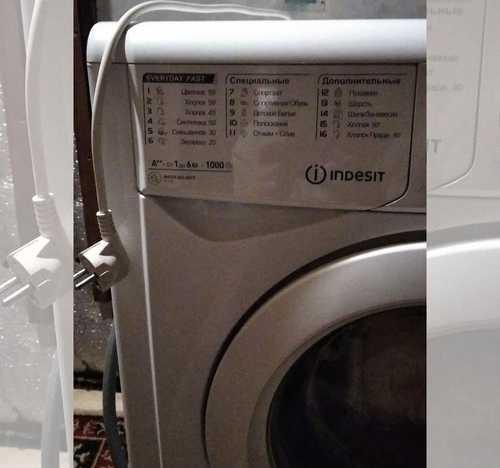 Стиральная машина бу indesit 6 кг