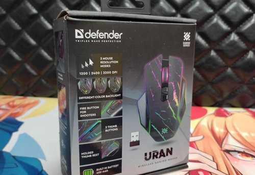 Мышка игровая Defender Uran беспроводная