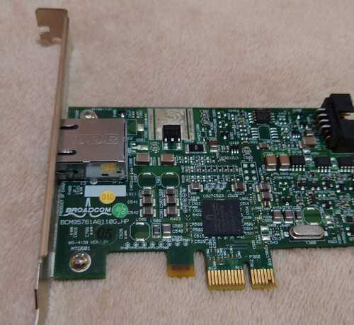 Сетевая гигабитная карта pci-ex x1 Broadcom