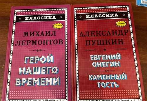 Книги Евгений Онегин и Герой нашего времени
