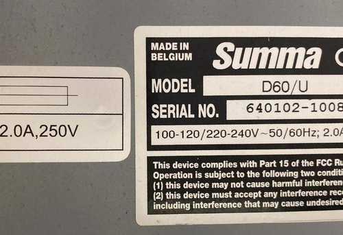 Режущий плоттер Summacut D60U