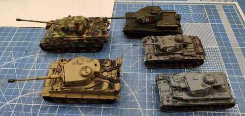 Модели танков для диорамы 1:72