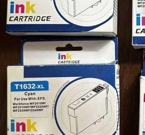 Катриджи T1634/T1633/T1632 для серии Epson WF