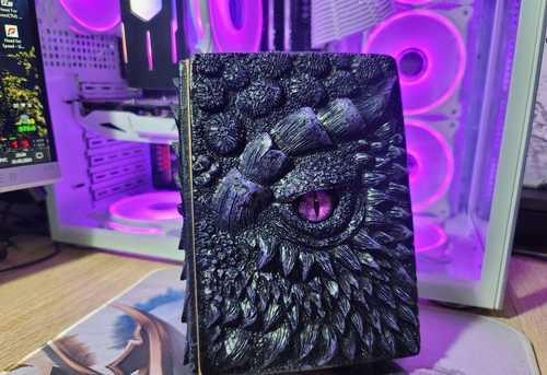 Блокнот, книга, с Драконом