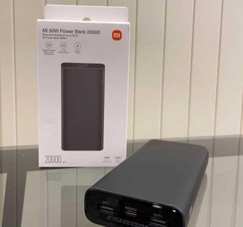 Xiaomi повербанк 20 000 mAh