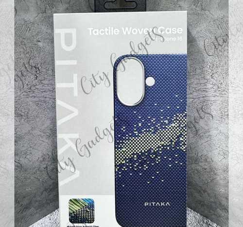 Чехрл Pitaka для iPhone 16-Milky Way