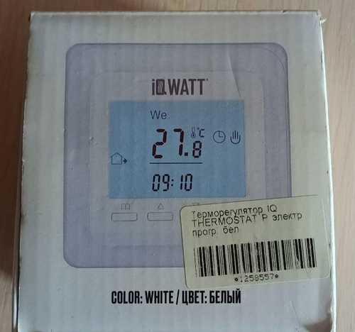 Терморегулятор IQ watt thermostat P белый