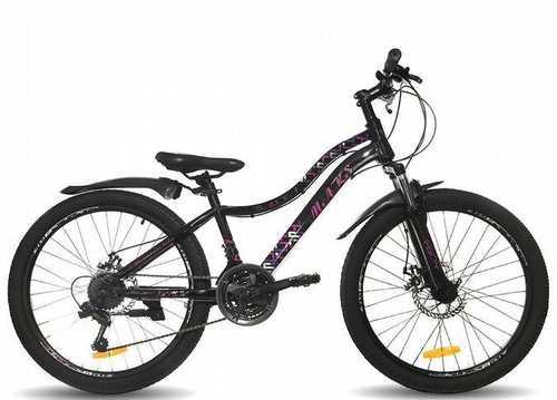 Велосипед maks 24" Baska MD черный/розовый (2022)