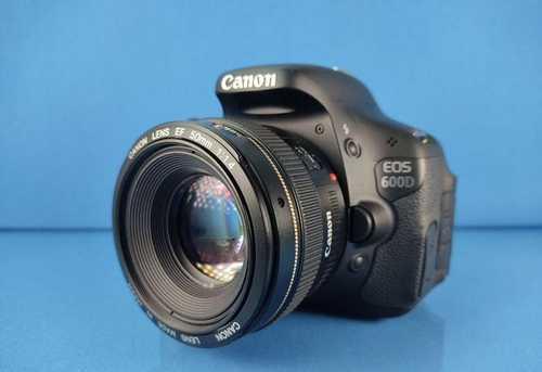 Canon EOS 600D kit EF 50mm f/1.4 USM (K253)