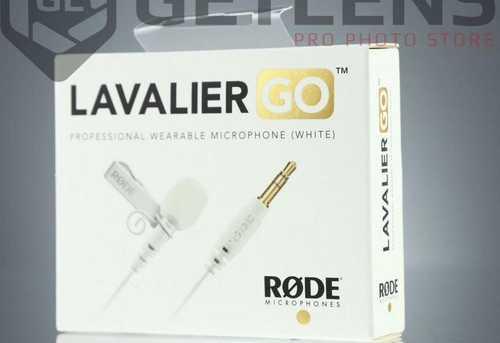 Rode Lavalier GO White, Петличный микрофон TRS 3,5