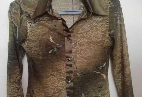 Рубашка женская гипюровая р 44