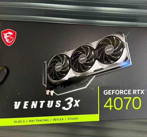 Видеокарта Rtx 4070 Msi Ventus 3X 12 Gb