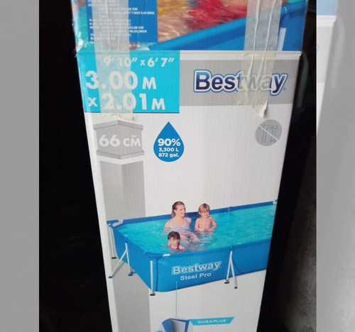 Каркасный бассейн bestway 300*200*66