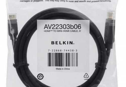 Кабель Belkin hdmi на mini-hdmi (AV22303b06) новый