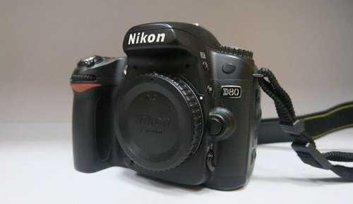 Nikon d80 body / пробег 11789 кадров