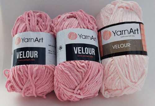 Пряжа плюшевая yarnart velour