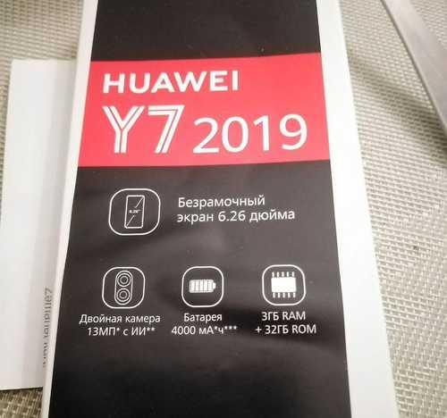 HUAWEI Y7 (2019), 3/32 ГБ