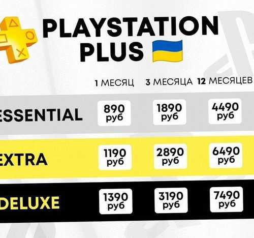 Подписка PS Plus Украина