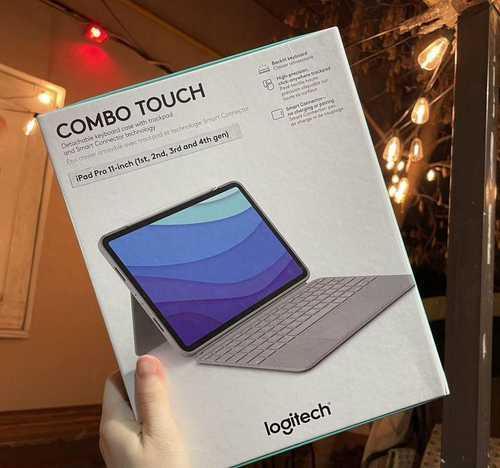 Logitech Combo Touch iPad 11 Pro Sand Новая US/RU