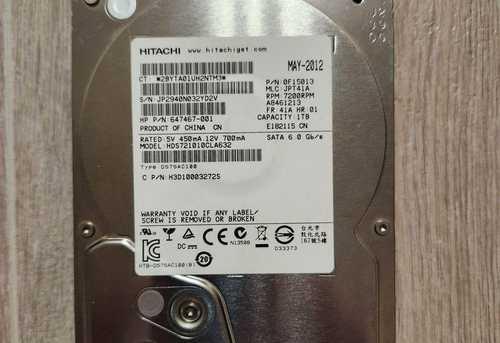 Жесткий диск HDD Hitachi 1 тб