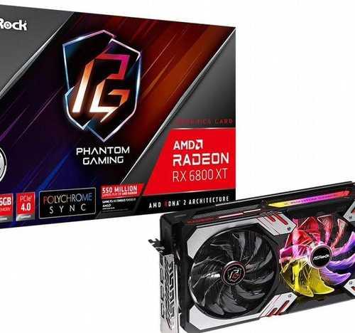 Видеокарта AMD Radeon RX 6800 XT ASRock Phantom Ga