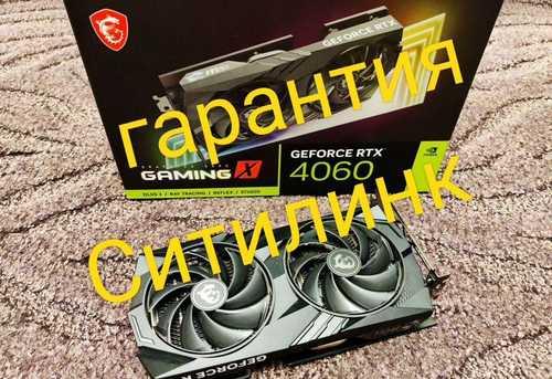 Msi RTX 4060 Gaming X на гарантии Ситилинк