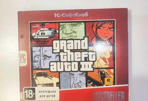 Компьютерный игровой диск GTA 3