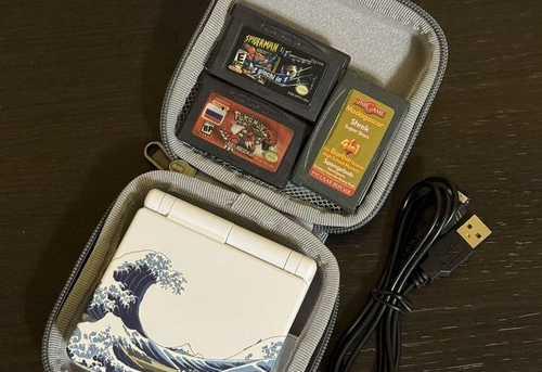 Nintendo GameBoy Advance SP IPS-mod