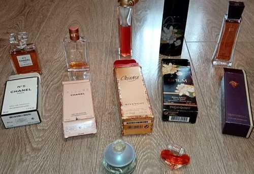 Chanel5,yslOpium Collector винтаж,Allure,van cleef