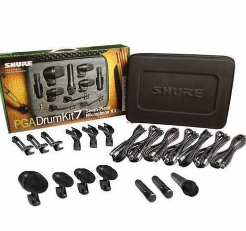 Новый pgadrumkit7 Shure A076264 набор микрофонов для ударных